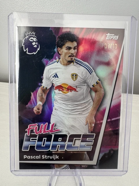 TOPPS 2026 PASCAL Struijk Leeds United Full Force Numbered Card /10 £47 ...
