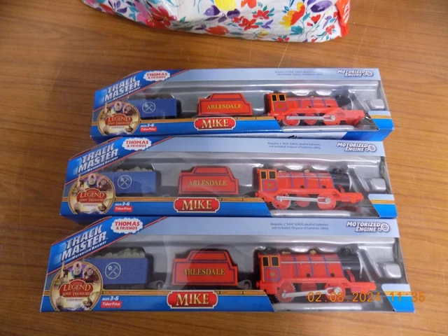 THOMAS AND FRIENDS Trackmaster Mike and tender Arlesdale motorised ...