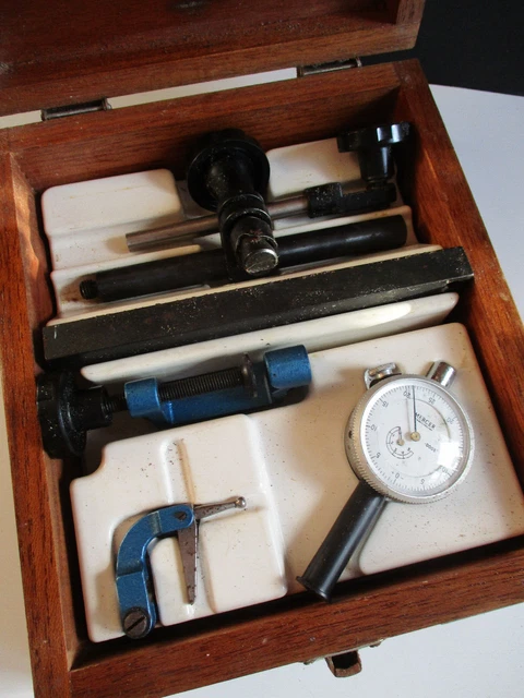 MERCER DIAL GAUGE Indicator Set In Case / Box Model 107/551 £19.95 ...