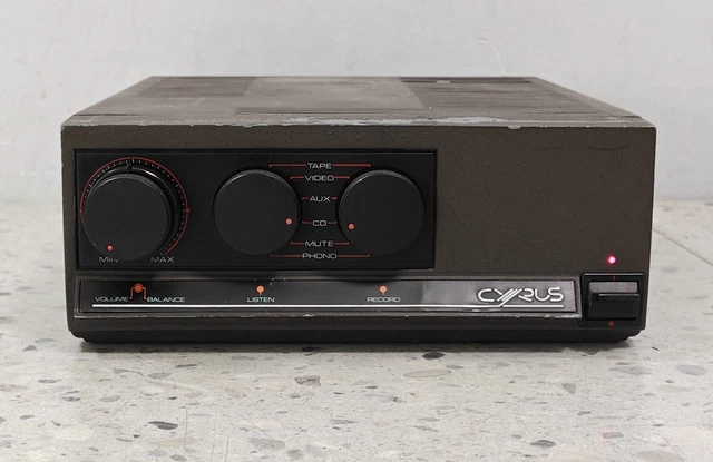 CYRUS ONE MK2 Vintage BRITISH Hi-Fi integrated amplifier UK MM / MC ...
