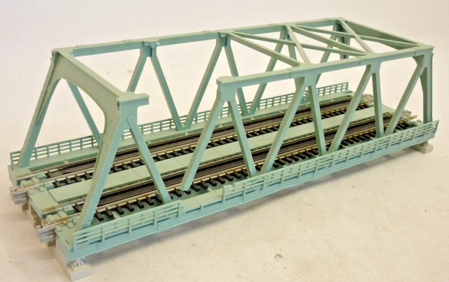 KATO N GAUGE UNITRACK 2 TRACK TRUSS BRIDGE - GREY - 20-432 spare or ...