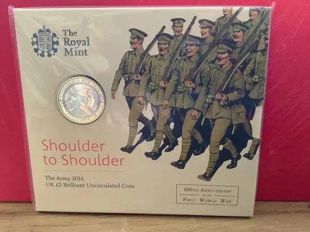 ROYAL MINT COINS Shoulder To Shoulder The Army 2016 £2 Coin In Great ...
