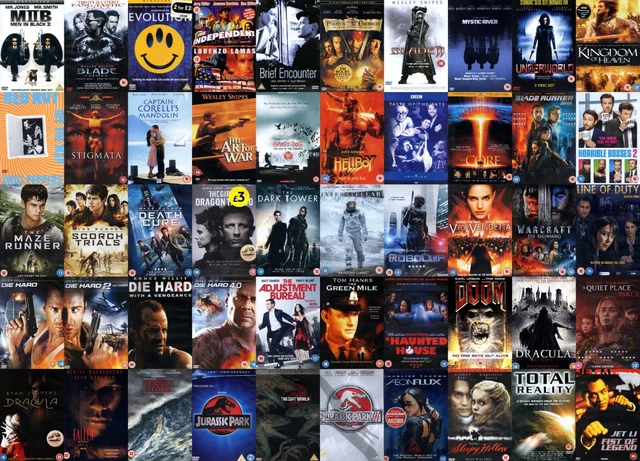 DVD BUNDLE 50 Movies All Shown in Picture All with Cases All VG+ or better #8 £11.99 - PicClick UK