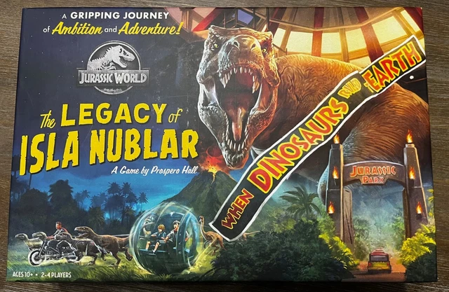 JURASSIC WORLD: THE LEGACY OF ISLA NUBLAR Board Game by FUNKO Games ...