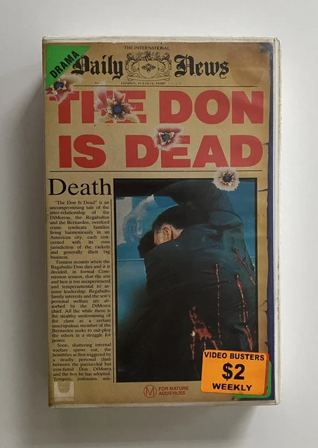 THE DON IS Dead [VHS] CIC Taft Video Big Box Ex-Rental Tape 1973 ...