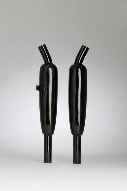 TRIUMPH THUNDERBIRD 900 Exhausts Norman Hyde TOGA CLASSIC BLACK ...