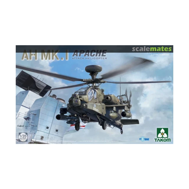 TAKOM MODEL 1:35 AH Mk. 1 Apache Attack Helicopter New £123.18 ...