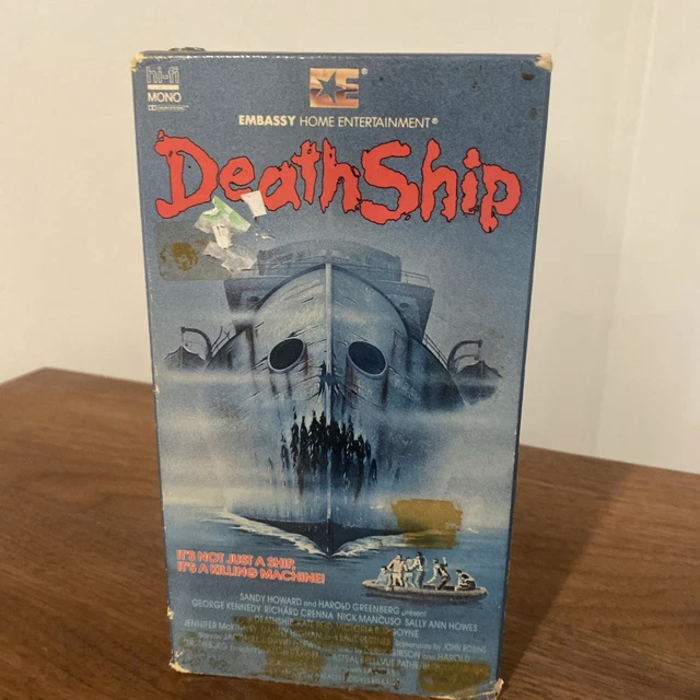 DEATH SHIP VINTAGE VHS Cassette George Kennedy Richard Crenna £34.98 ...