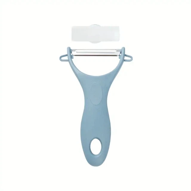 VEGETABLE PEELER POTATO Carrot Parsnip French Cutter Grater Blue £2.49 ...