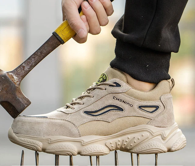 COMPOSITE PLASTIC TOE cap Safety Shoes Trainers Shoes Work Shoes Men ...