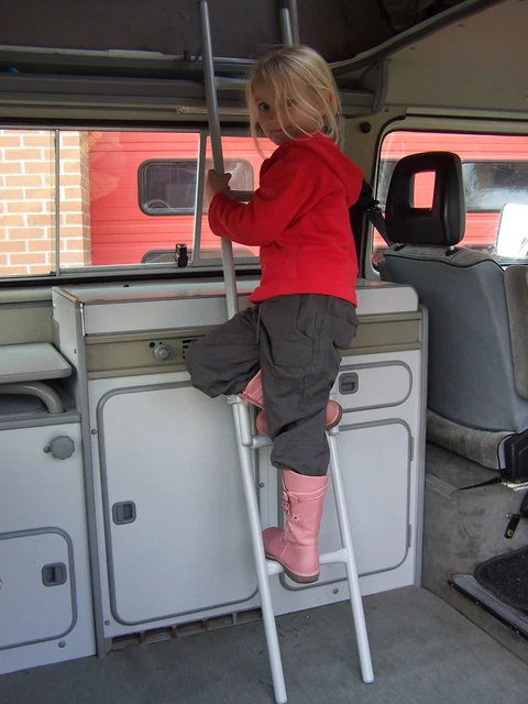VW CAMPER WESTFALIA Folding Ladder T25 T2 T3 T4 Van, motorhome, caravan ...