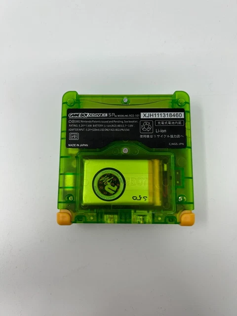 CLEAN GREEN CUSTOM Nintendo Game Boy Advance SP GBA SP (IPS LCD) – NOT ...