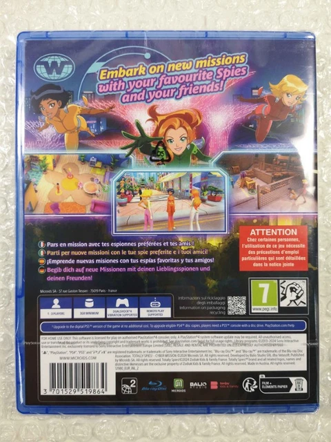 TOTALLY SPIES! CYBER Mission Ps4 Euro New (Game In English/Francais/De ...