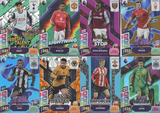 PANINI PREMIER LEAGUE Adrenalyn XL Plus 24/25 2025 Parallel Cards #196 ...