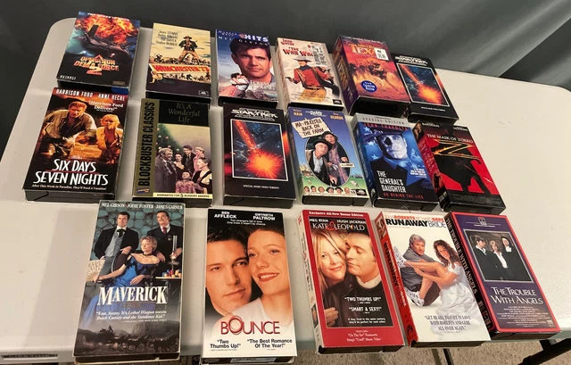 VHS TAPES LOT Rare Tape Action Star Trek Angels Zorro Ford Texas John ...