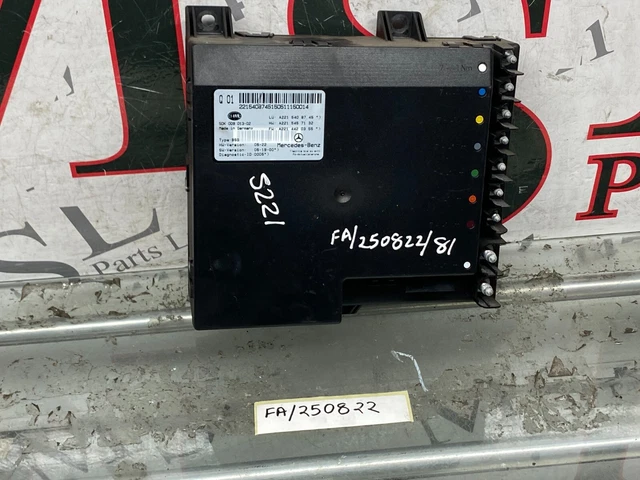 (AS) MERCEDES BENZ W221 S Class Battery Control Module Ecu A2215408745 ...