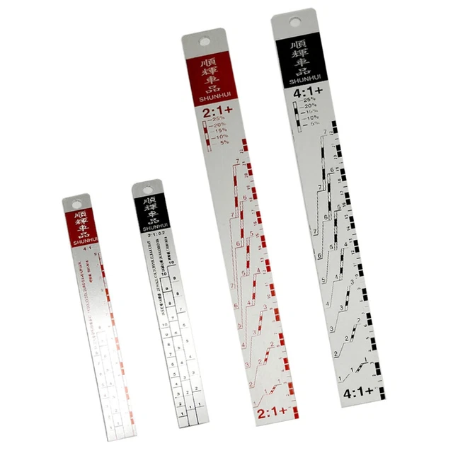 PAINT MIXING RATIO Ruler 2:1 and 4:1 Stirrer for Vehicle Painting $17. ...