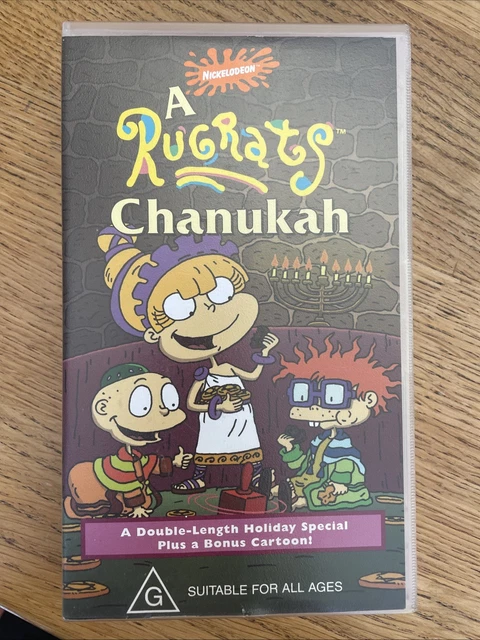 VINTAGE VHS 1998 Rugrats Chanukah Nickelodeon Orange Tape Hanukkah $19. ...