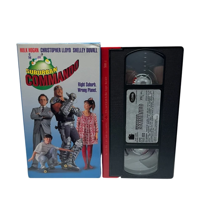 SUBURBAN COMMANDO VHS 1992 Hulk Hogan, Christopher Lloyd, Shelley ...