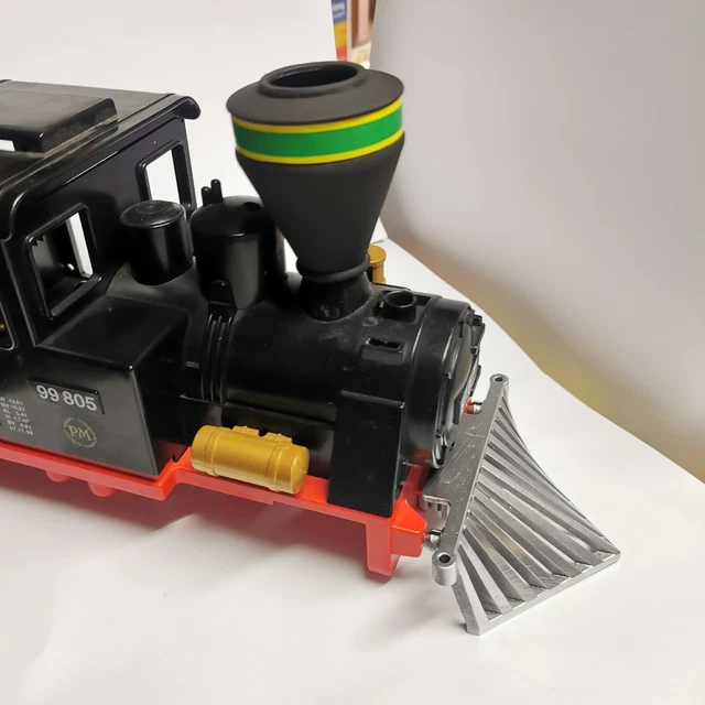 PLAYMOBIL CHEMINÉE TRAIN Locomotive western 3958 pour custom (envoi ...