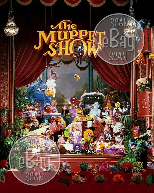 RARE! THE MUPPET SHOW Cartoon Color 8 X 10 Photo JIM HENSON Kermit the ...