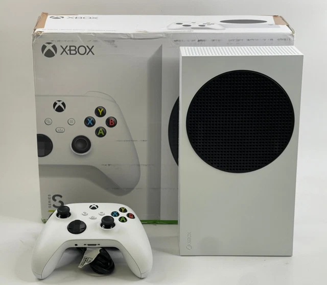 MICROSOFT XBOX SERIES S 512GB White Video Game Console Boxed MINT ...