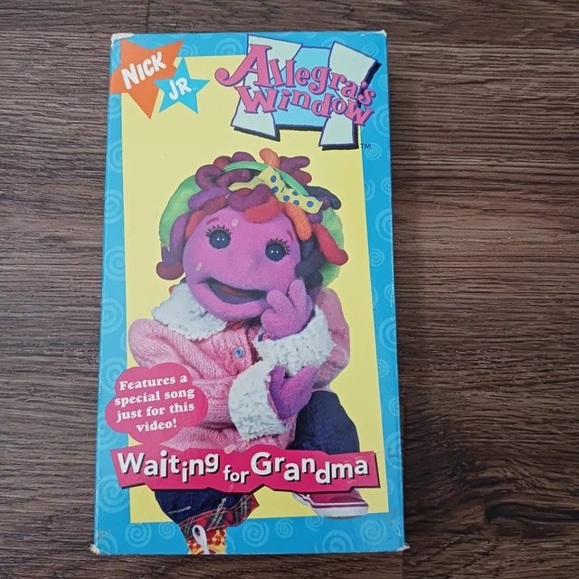 RARE VTG 1995 Nickelodeon Nick Jr Allegras Window Waiting for Grandma ...