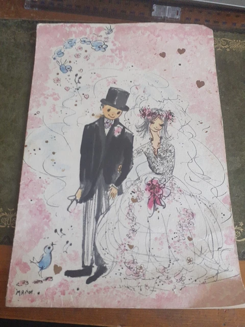 WEDDING CONGRATULATIONS CARD Signed By Oxford City Police Officers ...