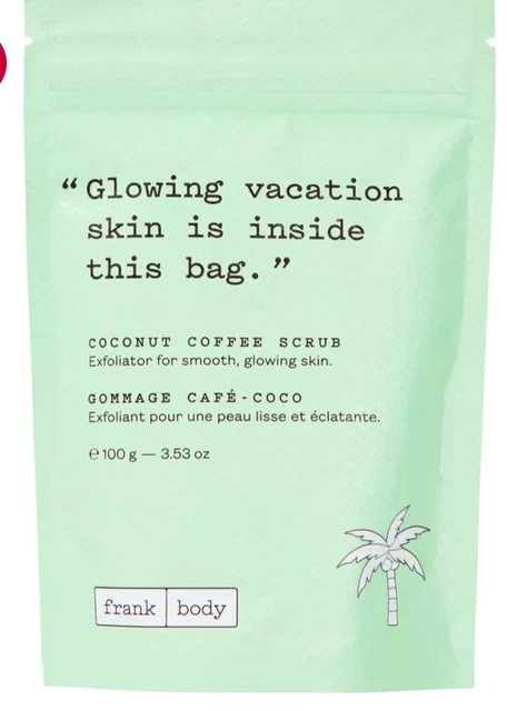 FRANK BODY COCONUT Coffee Scrub 200g BRAND NEW £19.43 - PicClick UK