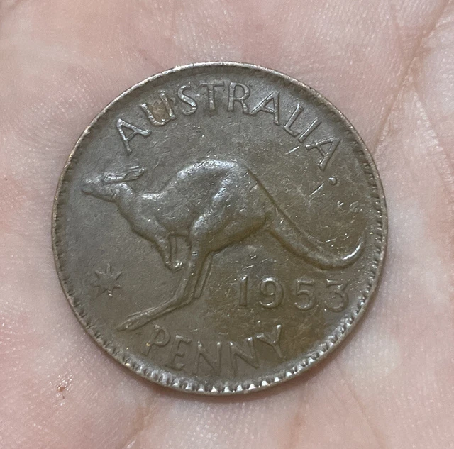 1953 AUSTRALIAN PENNY COIN Queen Elizabeth II $3.50 - PicClick AU