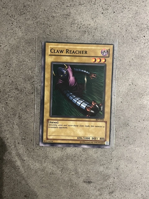 CARTE CARD YU-GI-OH Konami 1996 Edition Claw Reacher SDY-018 Très Bon État En EUR 1,90 - PicClick FR