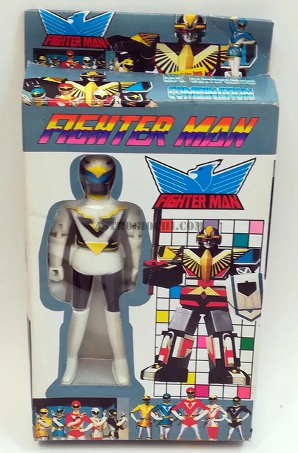 POWER RANGERS JETMAN SUPER SENTAI BOOTLEG KO FIGHTER MAN ROBOT GLOBE no ...