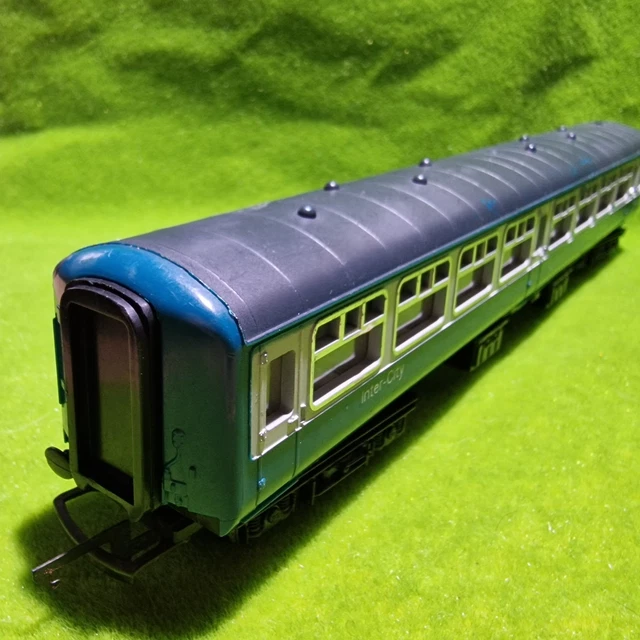 OO GAUGE - BR Mk1 Coach Blue Grey M5120 Inter-city Intercity £12.99 ...