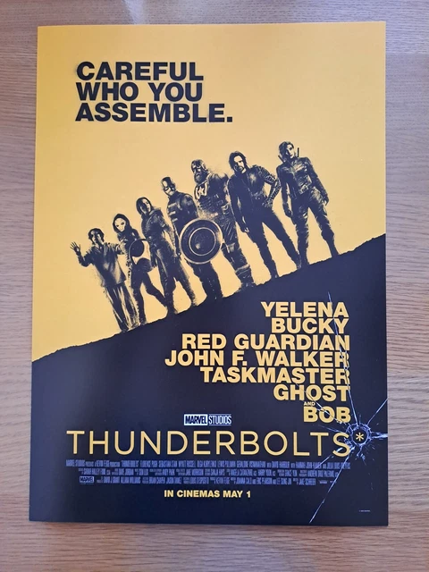 MARVEL THUNDERBOLTS A3 Cinema Poster - Official Cineworld Exclusive ...