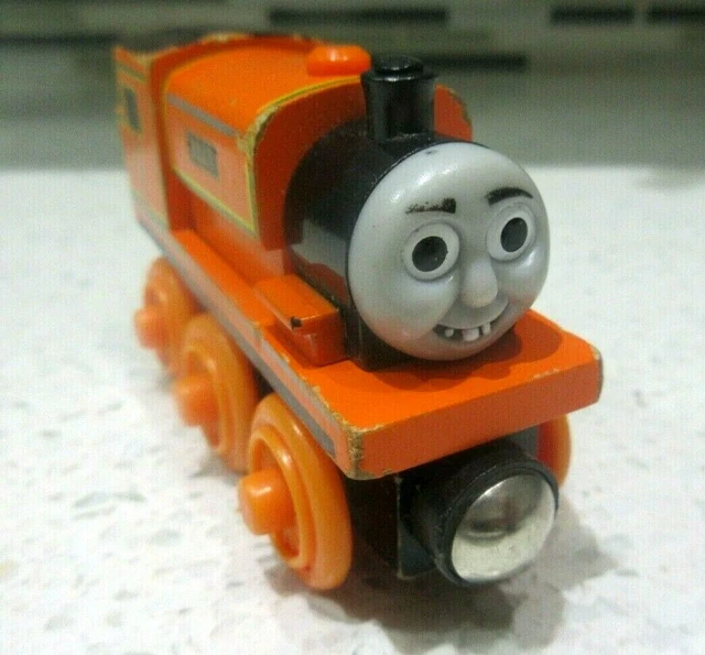 THOMAS & FRIENDS Wooden Railway Train Tank Engine -BILLY- Orange Rare ...