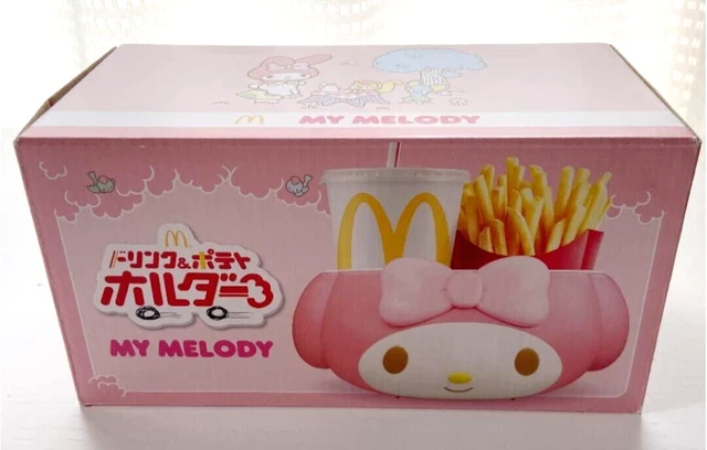 MY MELODY MCDONALD'S Drink Potato Holder Basket Sanrio Limited Cute New ...