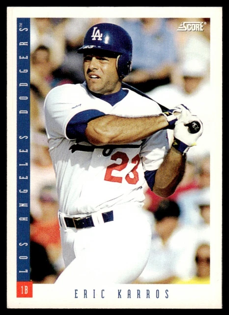 1993 SCORE ERIC Karros Los Angeles Dodgers #63 EUR 1,10 - PicClick FR