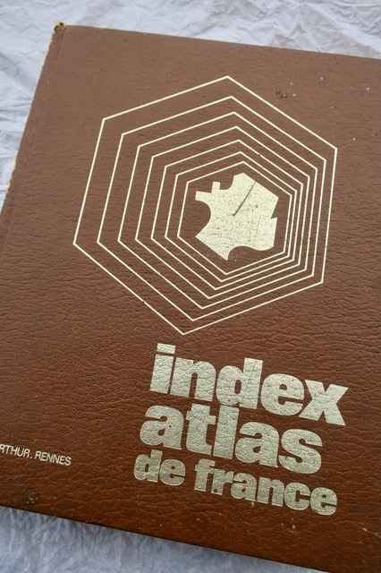 INDEX ATLAS DE France Oberthur 1977 Liste Des Localites Nomenclature ...