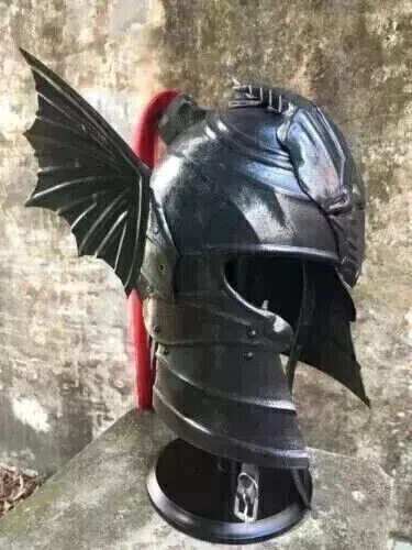 MEDIEVAL 18 GUAGE Helmet, Daemon Targaryen Helmet Larp Cosplay Helmet ...