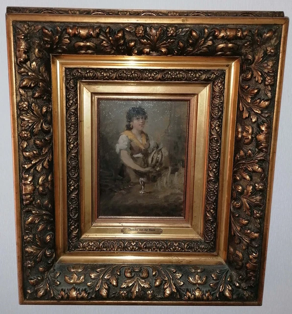 MÄDCHEN PORTRAIT ÖLGEMÄLDE von THEODOR VON DER BEEK (1838-1921) EUR 1.800,00 - PicClick DE
