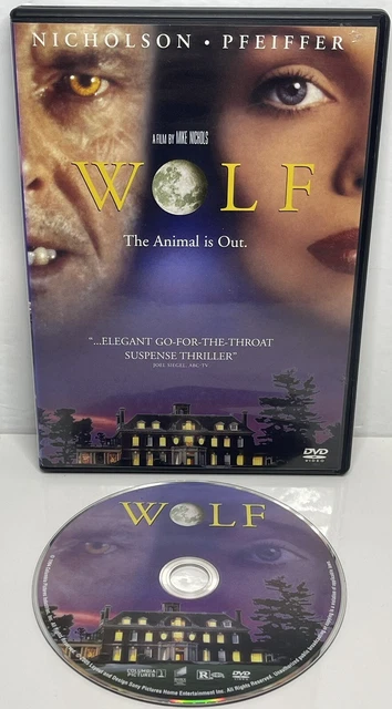 WOLF (DVD, 1994, Jack Nicholson, Michelle Pfeiffer, James Spader, OOP ...