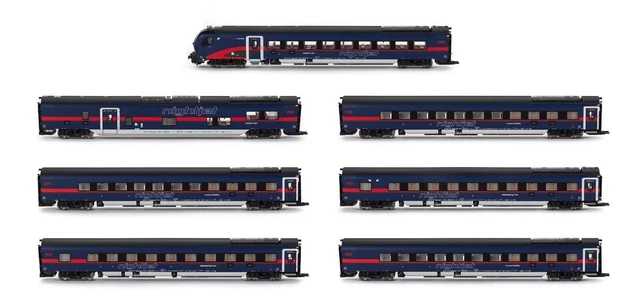 ROCO 5510005: ÖBB - Nightjet "Black Edition" Reisebusse (NEU) EUR 2.000 ...
