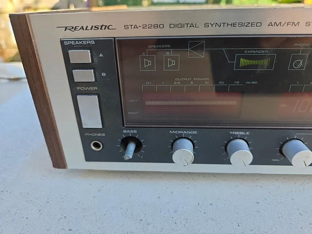 RARE VINTAGE RADIO SHACK Realistic STA-2280 AM/FM Stereo Receiver ...