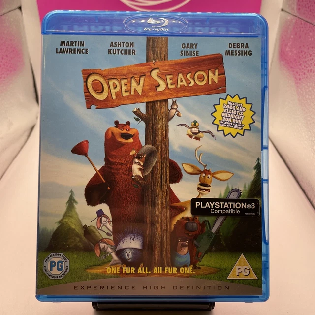 🇦🇺 OPEN SEASON Movie Blu Ray Martin Lawrence, Ashton Kutcher Animation ...