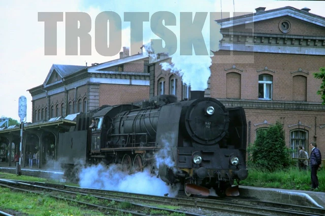 35MM SLIDE PKP Poland Railways Steam Loco Pt47 112 Klodzko 1990 Original EUR 14,86 - PicClick DE