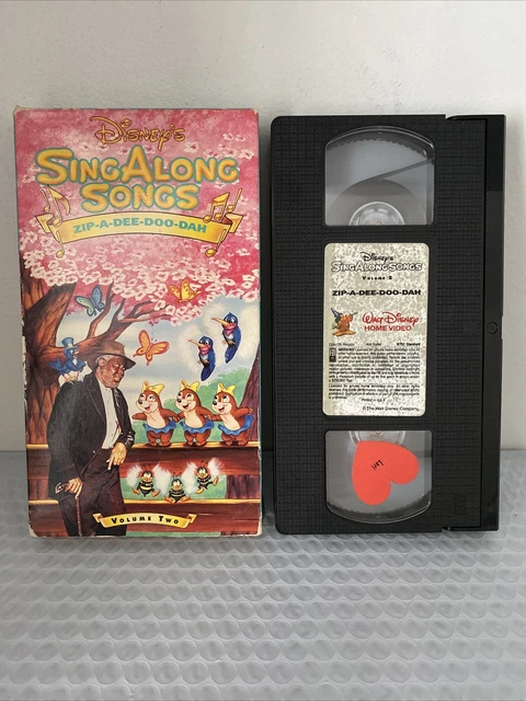 DISNEY’S SING ALONG Songs Song of the South: Zip-A-Dee-Doo-Dah (VHS ...