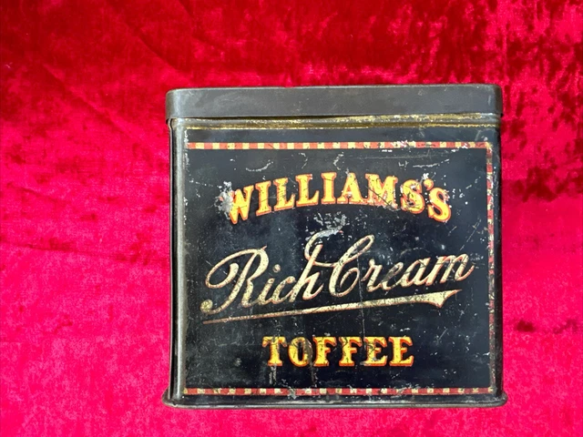 VINTAGE WILLIAMS’S RICH Cream Toffee Tin. Large. £10.00 - PicClick UK