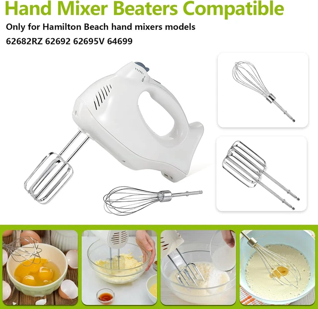 HAND MIXER BEATERS Blender Replacement with Hand Mixers Whisk for ...