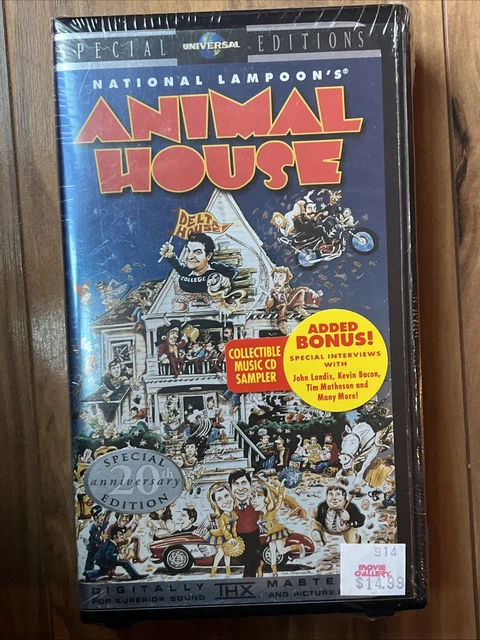 NATIONAL LAMPOONS ANIMAL House VHS 20th Anniversary 2000 Universal ...