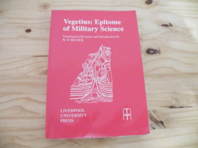 LIVRE VEGETIUS : epitome of military science EUR 45,00 - PicClick FR